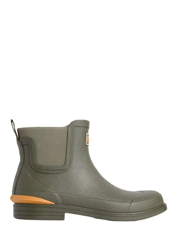 Barbour Chelsea Style Short Rain Boots - Gray