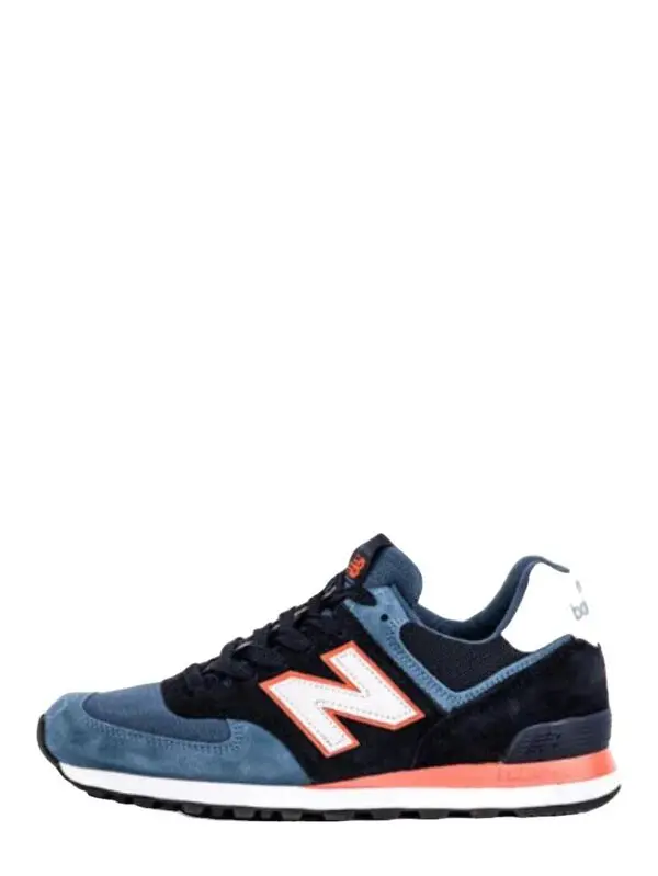 NEW BALANCE 574 Made In Usa Sneakers - Navy/orange