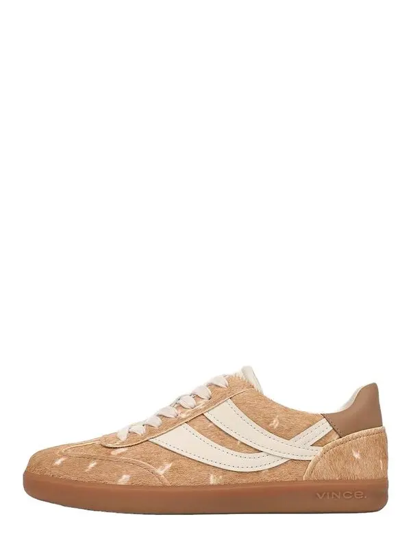 Vince Oasis Calf Hair Printed Lace-up Sneakers - Buttermalt Multi