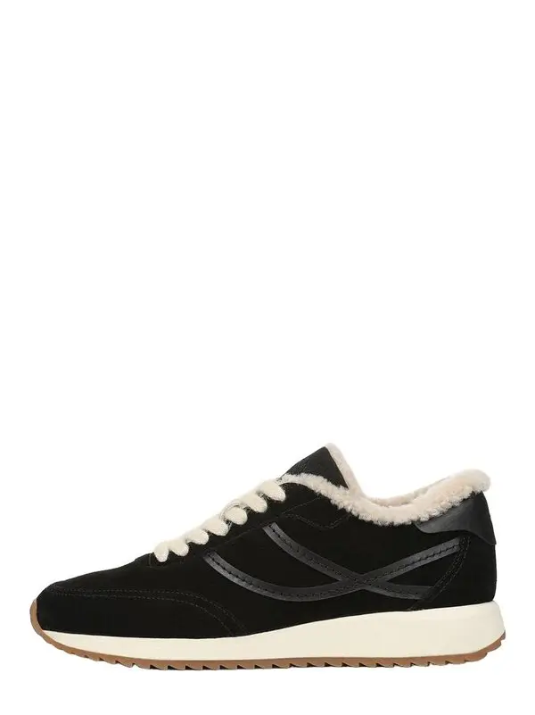 Vince Santa Monica Shearling Sneaker - Black