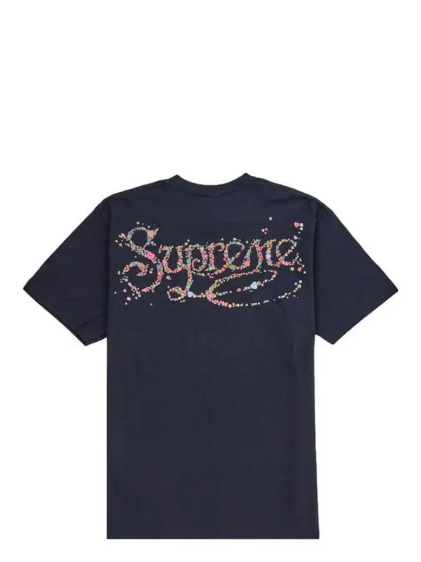 Supreme Gems Tee Shirt - Navy Blue