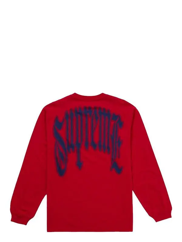 Supreme Intarsia Long Sleeve Top - Red