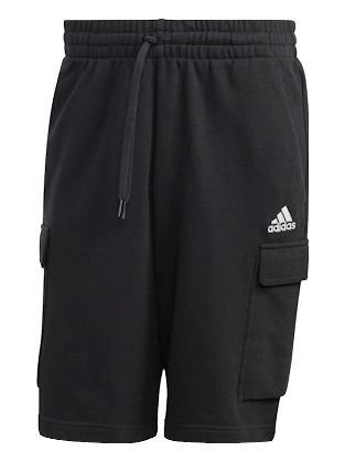 Adidas Essentials French Terry Cargo Shorts - Black