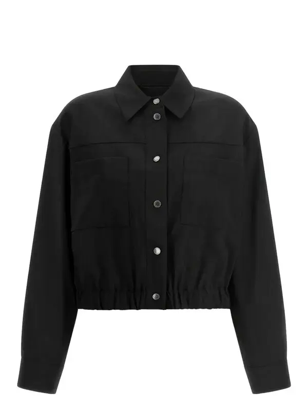 Max Mara Cropped Boxy Jacket - Black