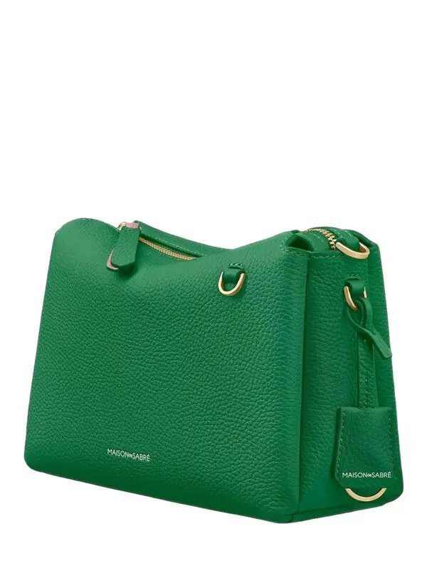MAISON DE SABRE Soft Trio Leather Shoulder Bag - Green