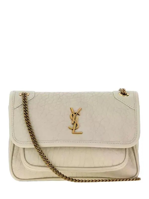 Saint Laurent Mini Niki Shoulder Bag - White