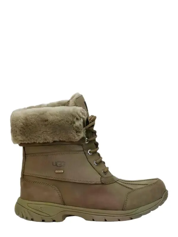UGG Butte Mono Boots With Shearling Trim - Neutrals