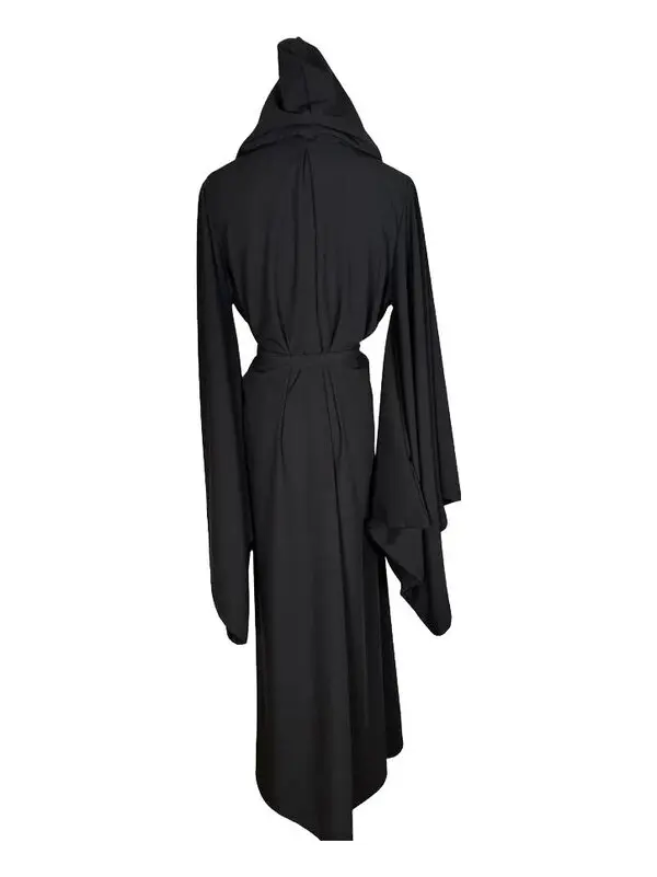 JENNAFER GRACE Mysterieux Hooded Kimono - Black