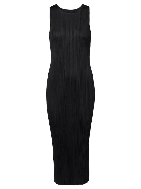 Issey Miyake Midi Dress - Black