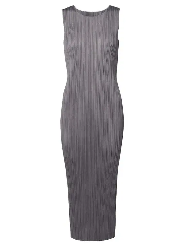 Issey Miyake Midi Dress - Grey
