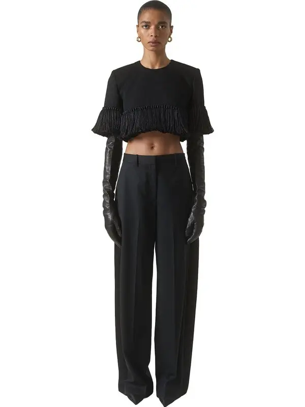 HEIRLOME Valentina Tuxedo Trousers - Black