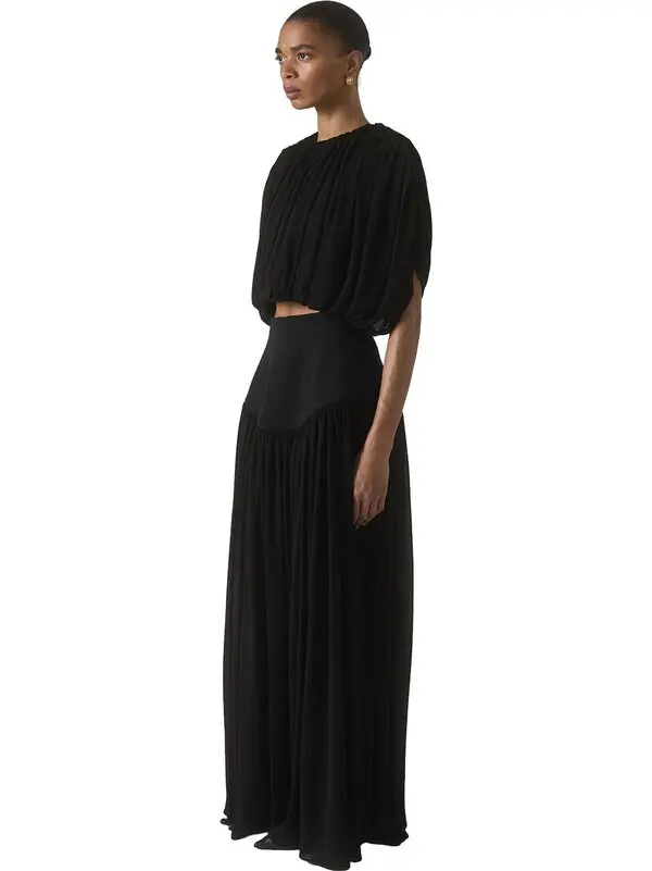 HEIRLOME Louise Maxi Skirt - Black