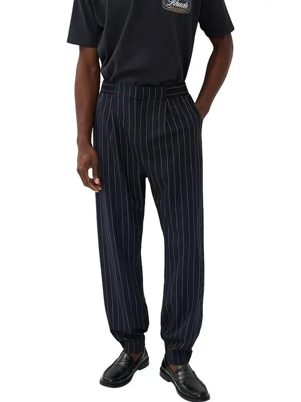 Rhude Track Pants - Navy/white