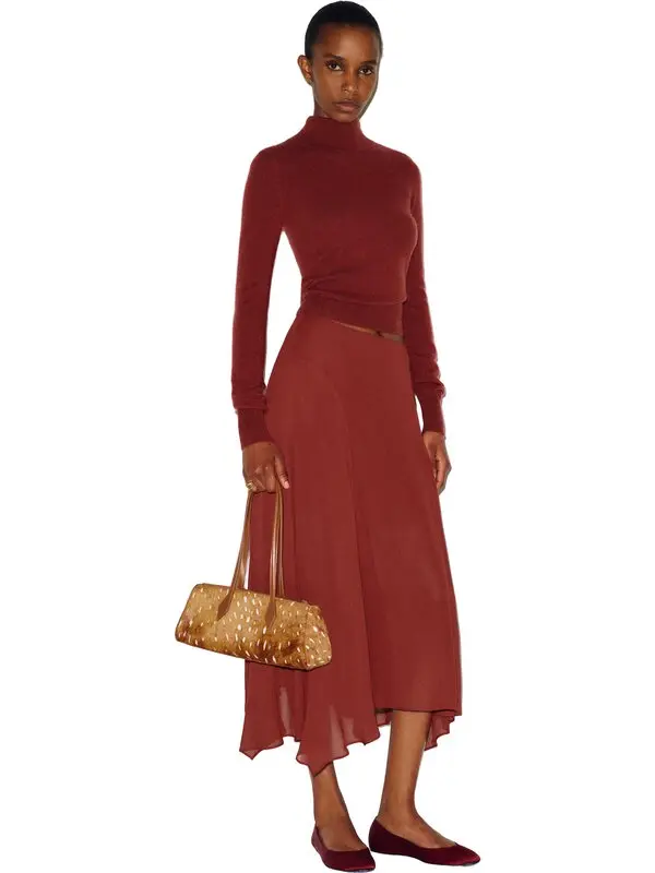 REFORMATION Mccall Skirt - Red