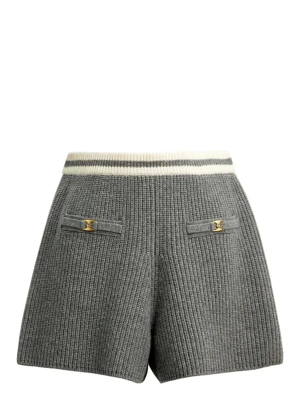 COACH Heritage C Knit Shorts - Grey