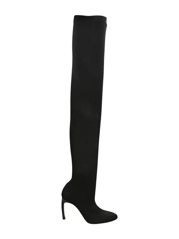 Victoria Beckham Harlow Over The Knee Stretch Boots - Black