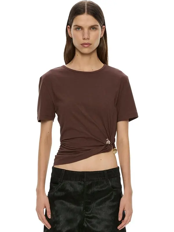 Christopher Esber Bree Quartz Tee - Puce