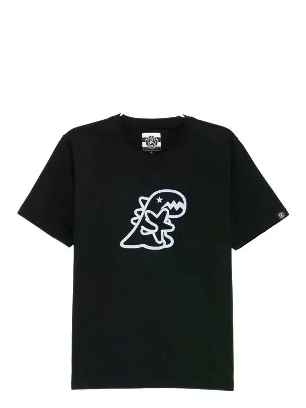 AGNES B. Hugging Star Dino T-shirt - Black