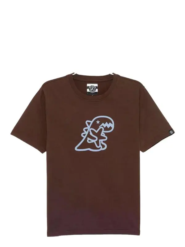 AGNES B. Hugging Star Dino T-shirt - Brown