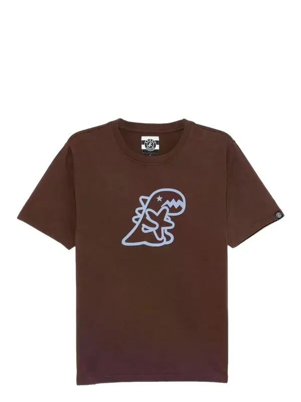 AGNES B. Hugging Star Dino T-shirt - Brown