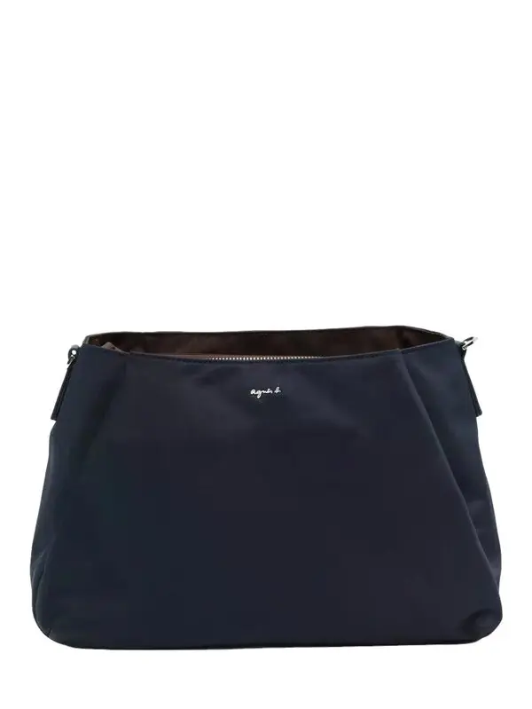 AGNES B. Origami Shoulder Bag - Blue