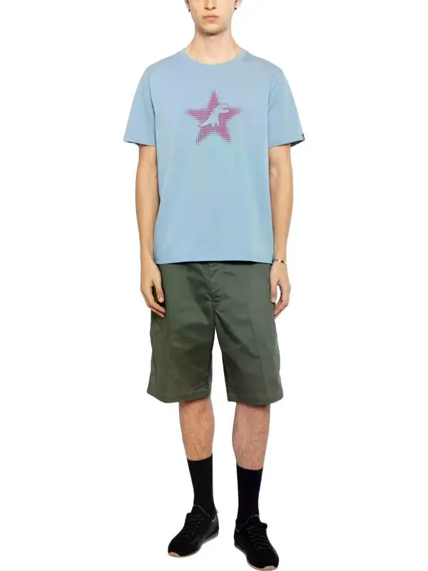 AGNES B. Halftone Star Dino T-shirt - Blue