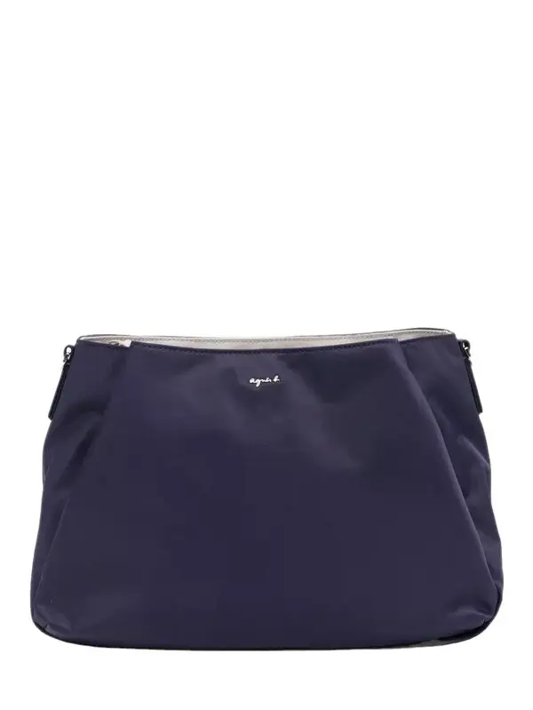 AGNES B. Origami Shoulder Bag - Black