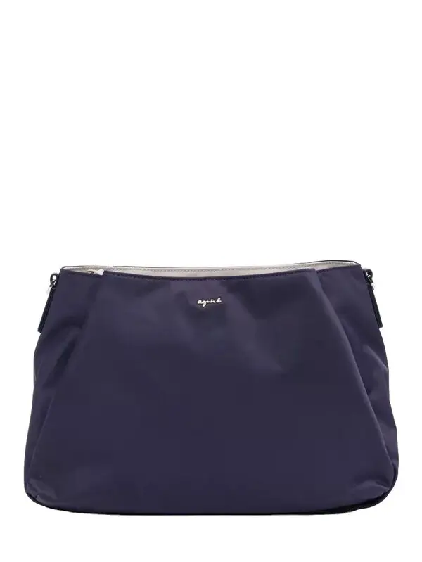 AGNES B. Origami Shoulder Bag - Black