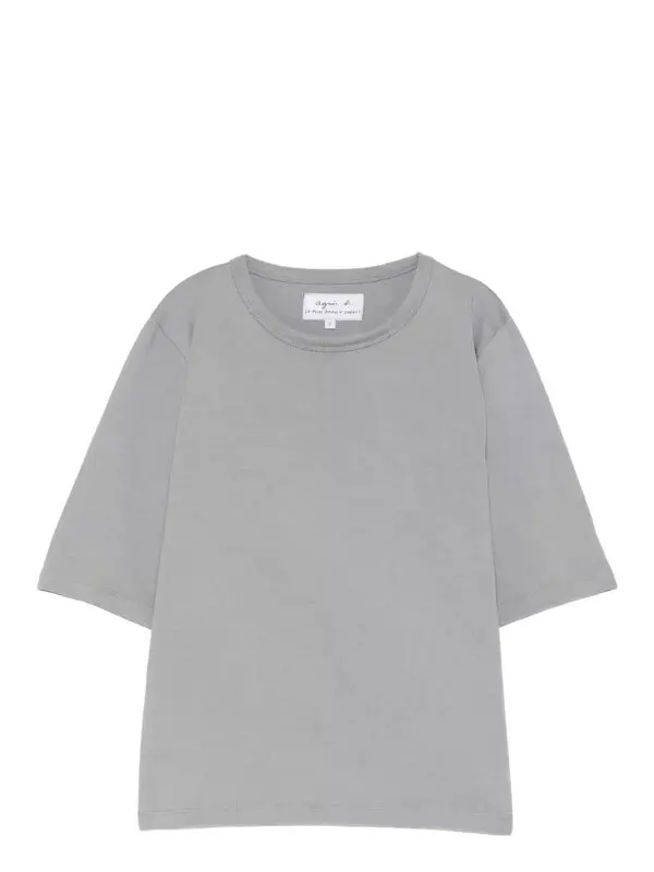 AGNES B. Brando Cotton T-shirt - Grey