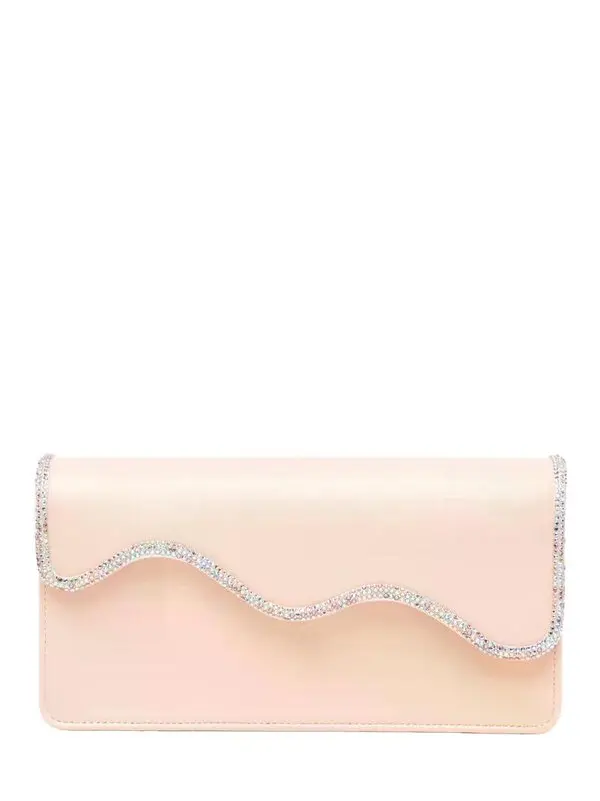 Rene Caovilla Onda Clutch Bag With Crystal Embellishments - Pink