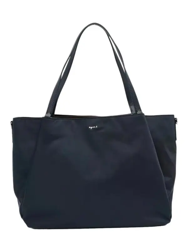 AGNES B. Origami Tote Bag - Blue
