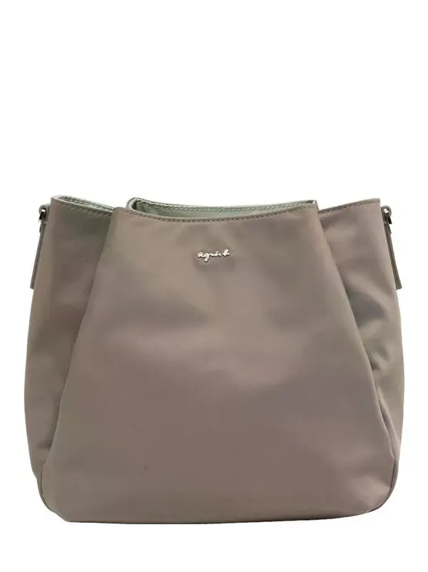 AGNES B. Origami Shoulder Bag - Brown