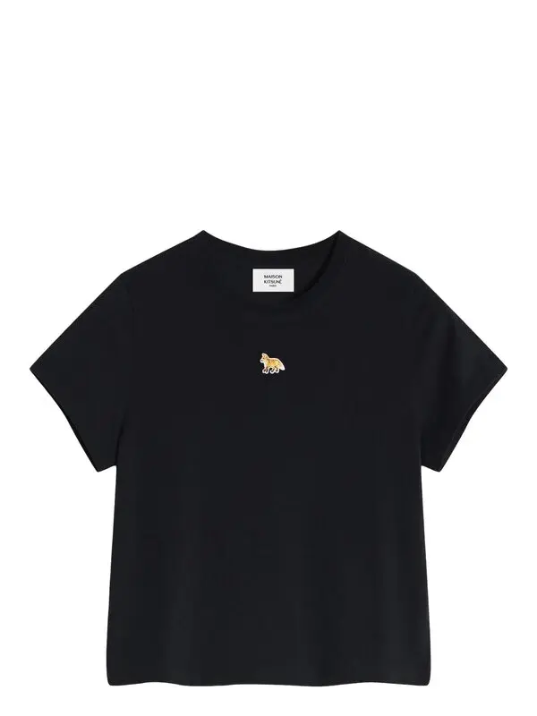 Maison Kitsuné Classic Cotton T-shirt For - Black