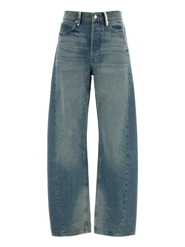 Alexander Wang Wide-leg Denim Jeans - Blue