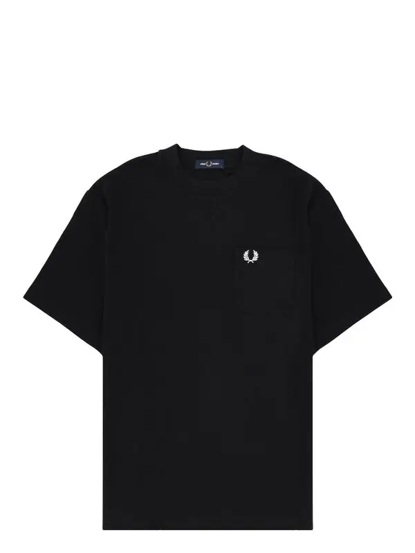 Fred Perry Classy Mini Cotton Tee For - Black