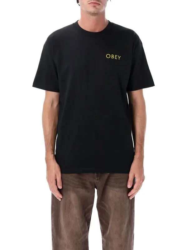 Obey Graphic Logo T-shirt - Nero