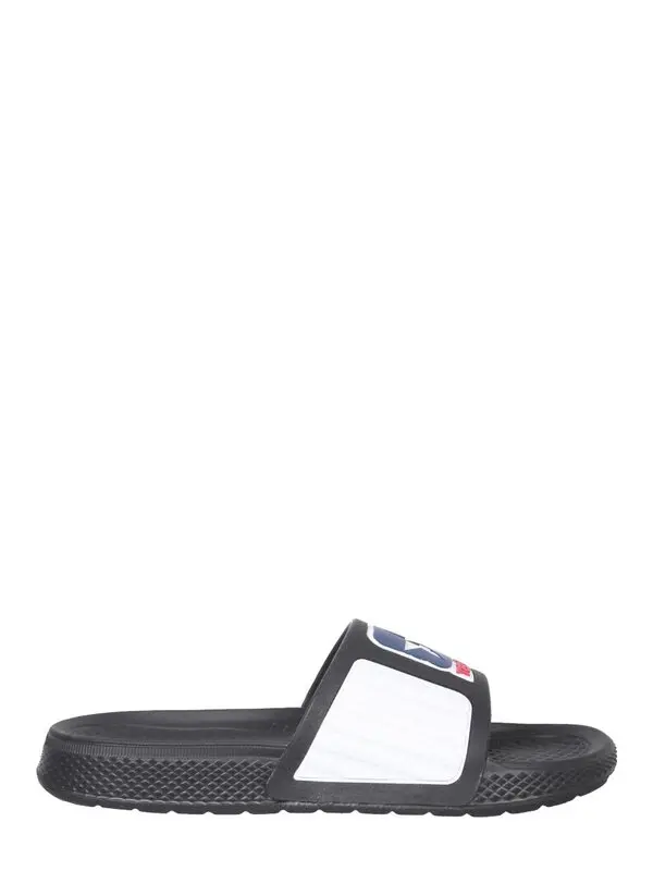 TELFAR X CONVERSE Trendy Rubber Slide Sandals With Comfort Sole - Black