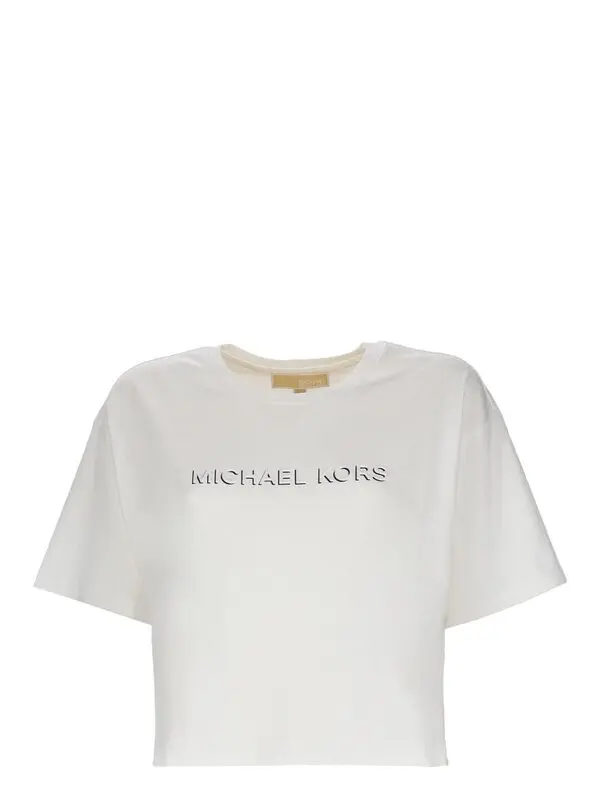 Michael Kors Cropped T-shirt - White