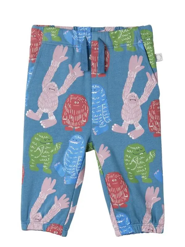 Stella McCartney Cotton Mini Trousers For All - Azure