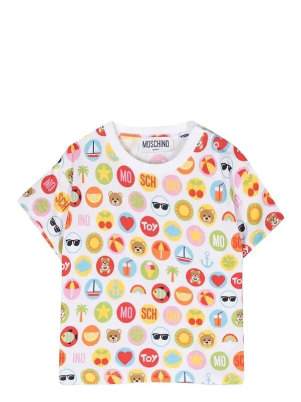 Moschino Printed Circles T-shirt - Multicolour