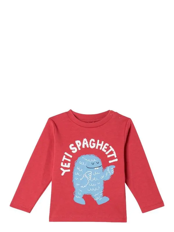 Stella McCartney Mini T-shirt For Babies - Red
