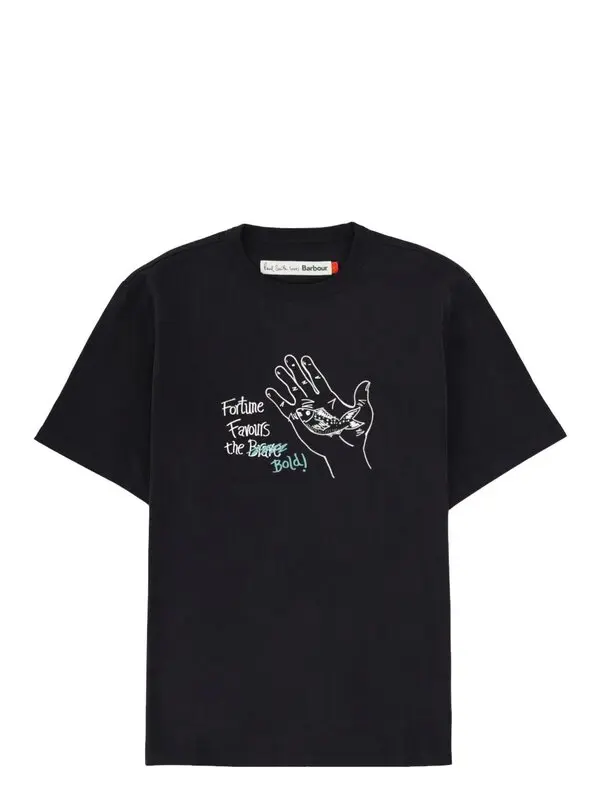 PAUL SMITH LOVES BARBOUR Cotton T-shirt For - Blue