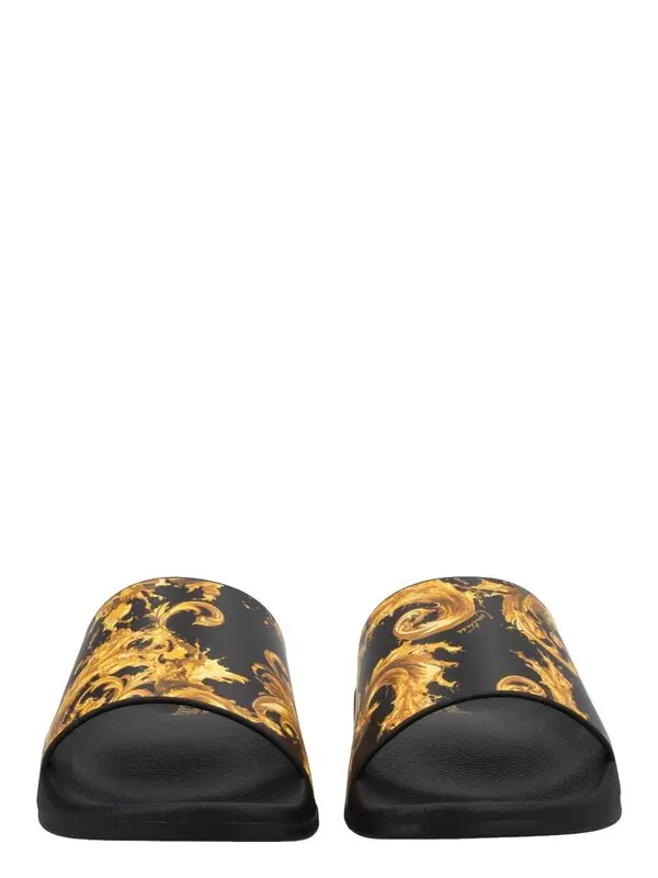 Versace Stylish Mini Flats For - Black