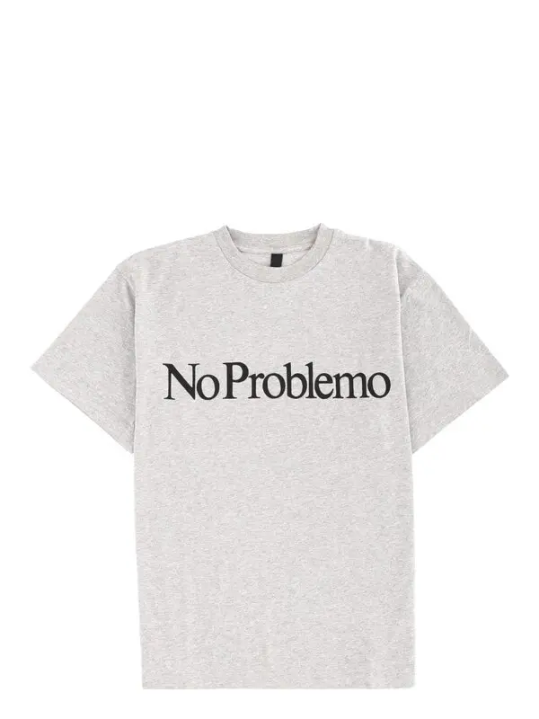 NO PROBLEMO Classic Cotton T-shirt - Grey