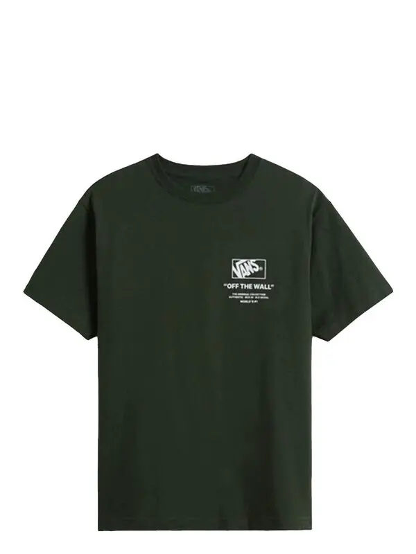 VANS Off The Wall" Short Sleeve Tee - Green