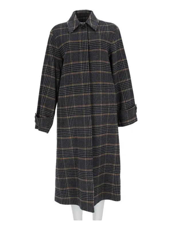Paul Smith Wool Blend Trench Coat - Multicolour