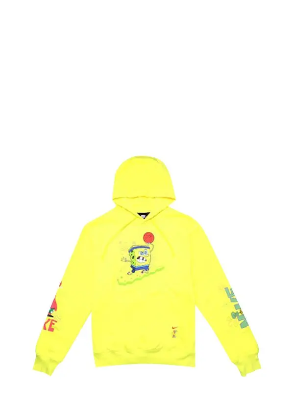 Nike Kyrie X Spongebob Dri-fit Hoodie - Yellow