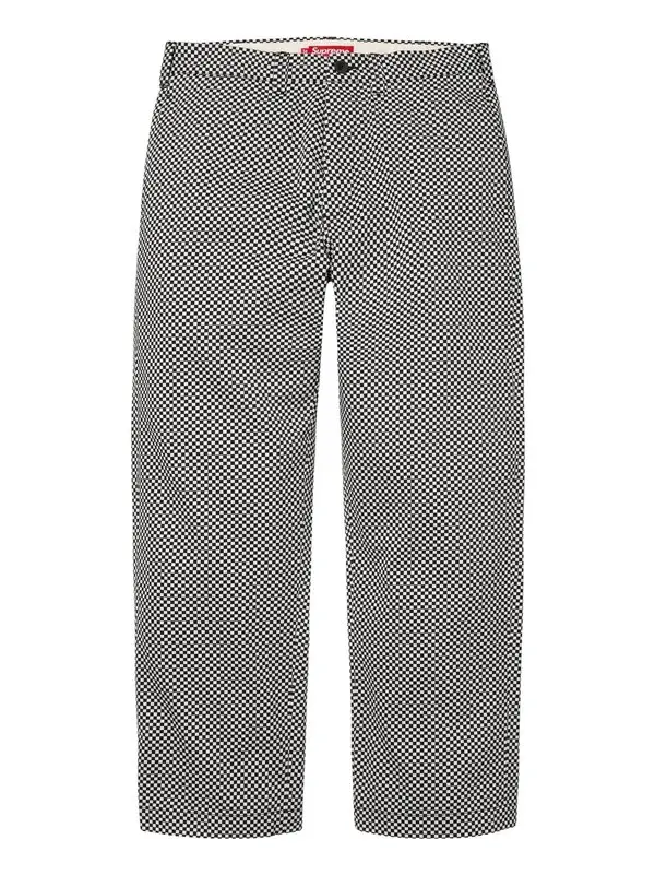 Supreme Chino Pant Checkerboard - White