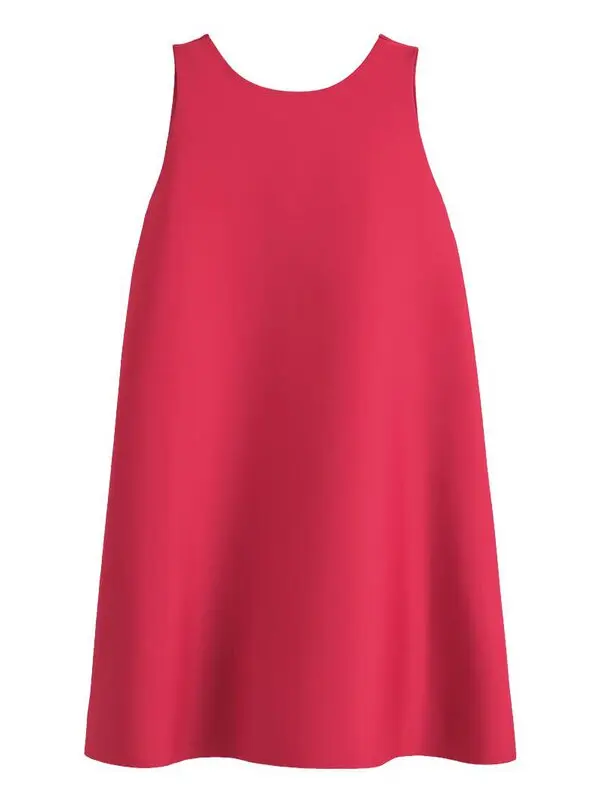 Cos Scuba A-line Mini Dress - Red