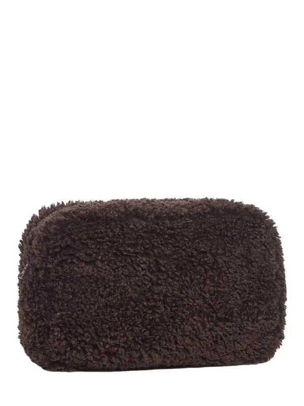Apparis Jumbo Noor Bouclette Pochette - Brown